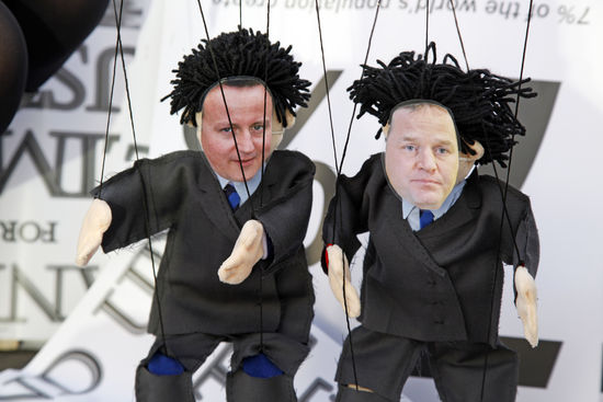 David Cameron Nick Clegg String Puppets Editorial Stock Photo - Stock ...