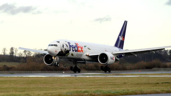Fedex Panda Express Boeing 777f Flight Editorial Stock Photo - Stock ...