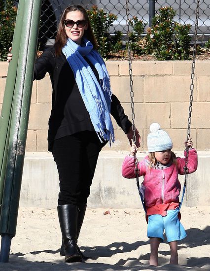 Jennifer Garner Daughter Seraphina Affleck Park Redaktionelles ...
