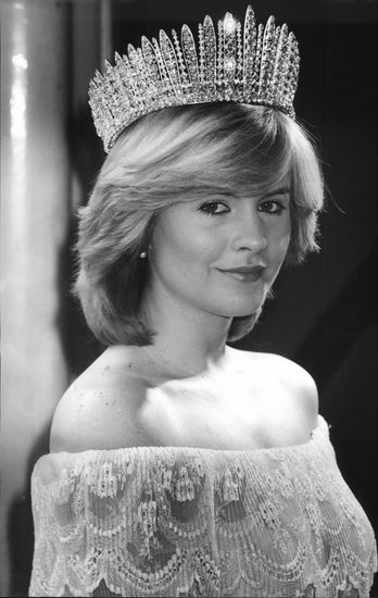 Model Denise Perry Wearing Royal Wedding Editorial Stock Photo - Stock ...