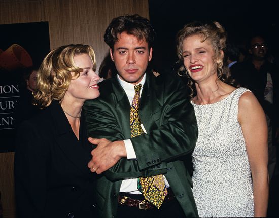 Elisabeth Shue Robert Downey Jr Kyra - Foto de stock de contenido ...