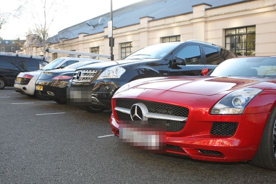 Cars Belonging Jls Editorial Stock Photo - Stock Image | Shutterstock