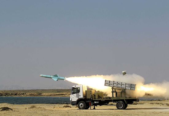 Iranian Longrange Shoretosea Missile Called Qader Editorial Stock Photo ...