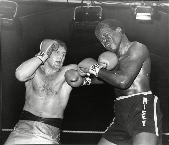 Boxer Joe Bugner Left Danny Sutton Editorial Stock Photo - Stock Image ...