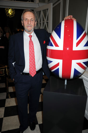 Mark Shand Union Jack Egg Editorial Stock Photo - Stock Image ...