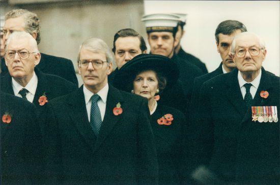Anniversaries Remembrance Day 1994 Cenotaph Scenes Editorial Stock ...
