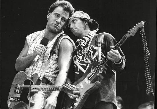 Singer Bruce Springsteen Concert Wembley Seen Editorial Stock Photo ...