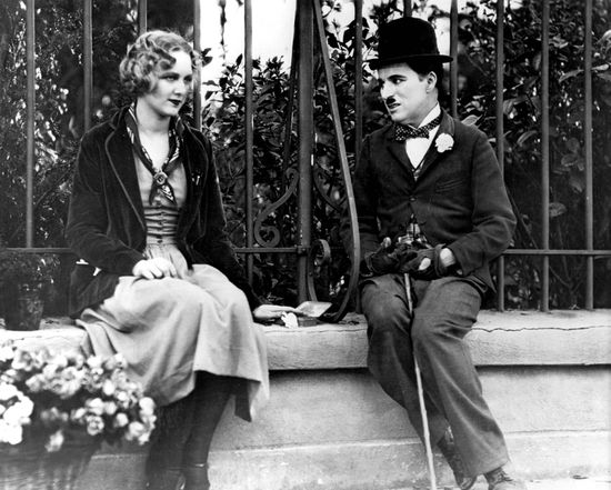 City Lights Virginia Cherrill Charlie Chaplin Editorial Stock Photo ...