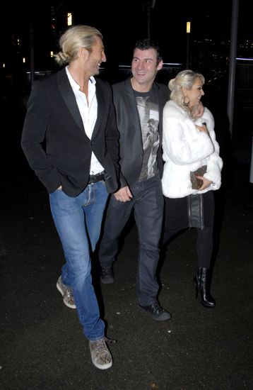 Joe Calzaghe Girlfriend Kristina Rihanoff Robbie Editorial Stock Photo ...