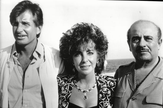 Actress Elizabeth Taylor Actor George Hamilton Editorial Stock Photo ...