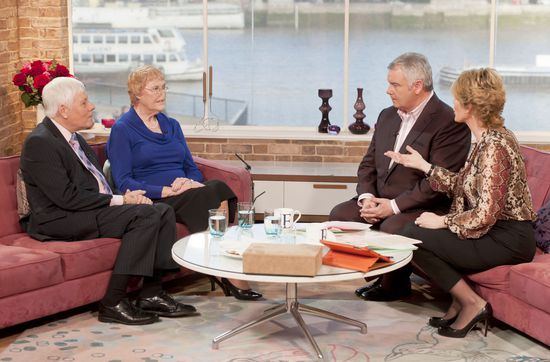 Pat Searle Husband Malcolm Presenters Eamonn Editorial Stock Photo ...