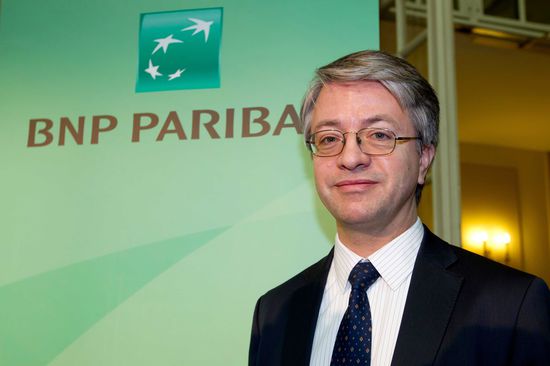 Bnp Paribas Ceo Jeanlaurent Bonnafe Editorial Stock Photo - Stock Image ...