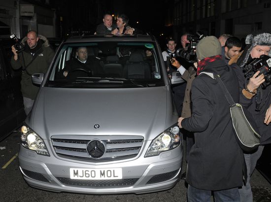 Guest Noel Gallagher Mercedes Car Editorial Stock Photo - Stock Image ...