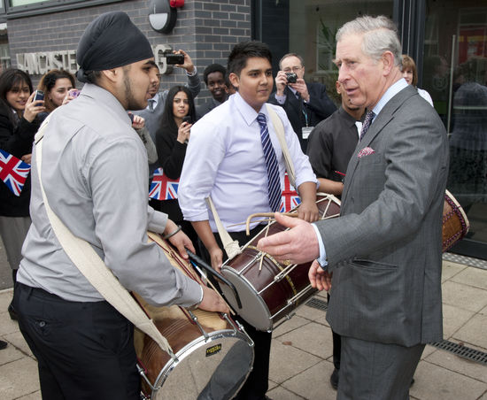 Prince Charles Meets Pupils Uxbridge High Editorial Stock Photo - Stock ...
