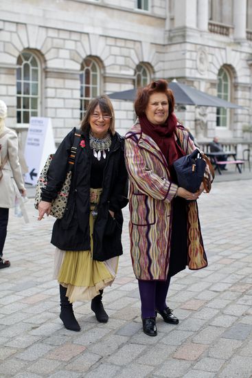 Hilary Alexander Suzy Menkes Editorial Stock Photo - Stock Image ...