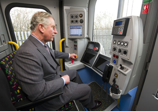 Prince Charles Driving London Underground Tube Editorial Stock Photo ...