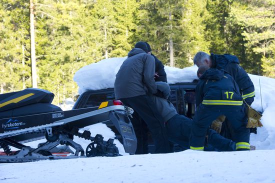 Discovery Channel Tv Crew Filming Reconstruction Editorial Stock Photo ...