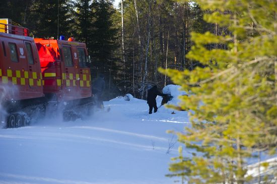 Discovery Channel Tv Crew Filming Reconstruction Editorial Stock Photo ...