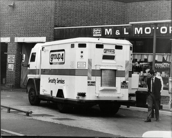 Group 4 Security Van That Robbed Editorial Stock Photo - Stock Image ...