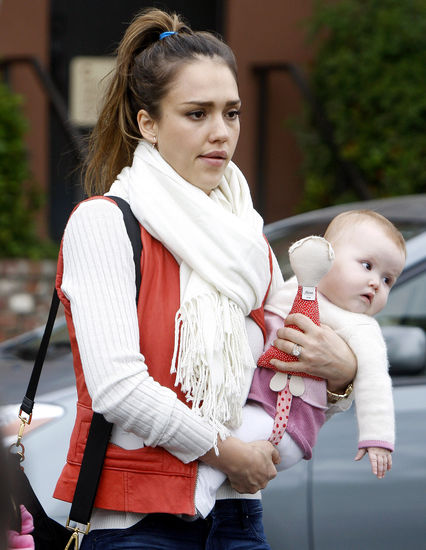 Jessica Alba Daughter Haven Editorial Stock Photo - Stock Image ...