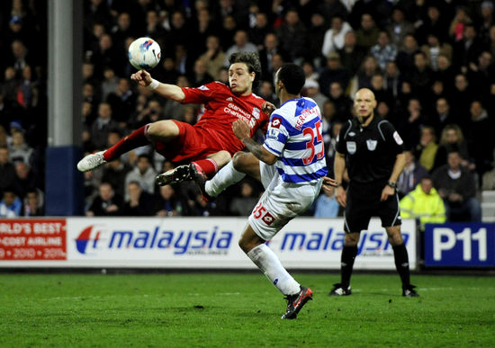 Sebastian Coates Liverpool Scores Opening Goal Editorial Stock Photo ...