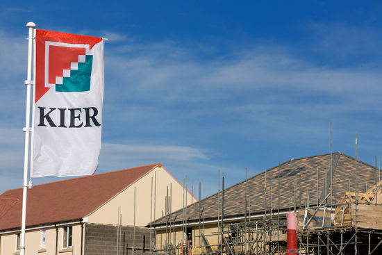 Keir Building Site Flag Britain Editorial Stock Photo - Stock Image ...