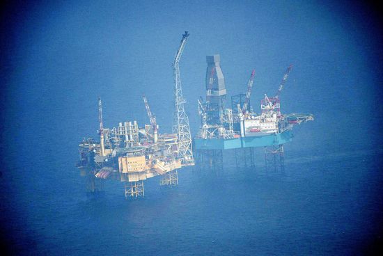 Aerial View Elgin Platform Wellhead Editorial Stock Photo - Stock Image ...