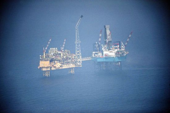 Aerial View Elgin Platform Wellhead Editorial Stock Photo - Stock Image ...