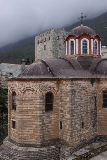 Great Laura Monastery Mount Athos Greece Editorial Stock Photo - Stock ...