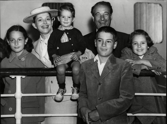 Victor Borge His Wife Family Victor Editorial Stock Photo - Stock Image ...