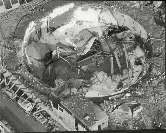 Huge Underground Oil Tank Exploded Killing Editorial Stock Photo ...