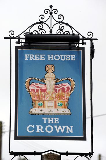 Crown Inn Sign Editorial Stock Photo - Stock Image | Shutterstock