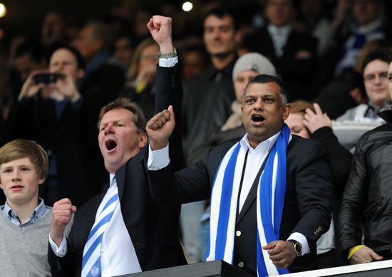 Qpr Coowner Tony Fernandes Celebrates Full Editorial Stock Photo ...