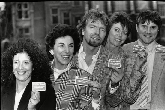 Lr Anita Roddick Edwina Currie Richard Editorial Stock Photo - Stock ...