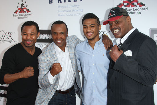 Sugar Shane Mosley Sugar Ray Leonard Editorial Stock Photo - Stock ...