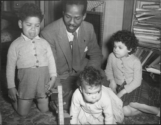 Mcdonald Bailey Athlete Home His Children Editorial Stock Photo - Stock ...