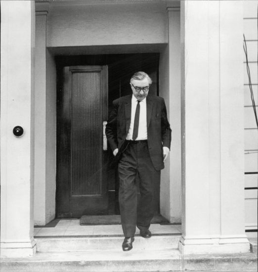 George Brown Labour Politician Leaving Maternity Editorial Stock Photo ...