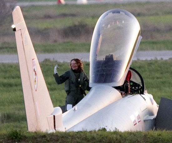 Flight Lieutenant Helen Seymour British Typhoon Editorial Stock Photo ...