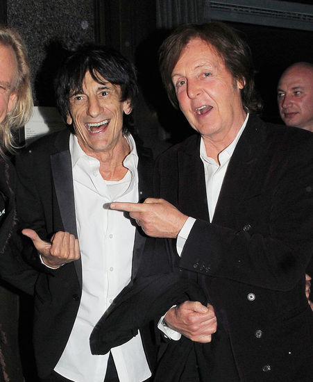 Ronnie Wood Sir Paul Mccartney Editorial Stock Photo - Stock Image ...