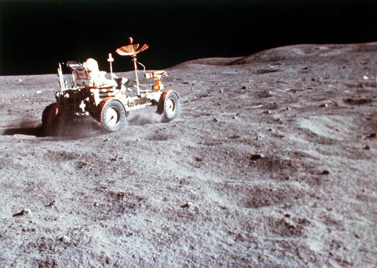 Lunar Buggy During Apollo I6 Moon Editorial Stock Photo - Stock Image ...