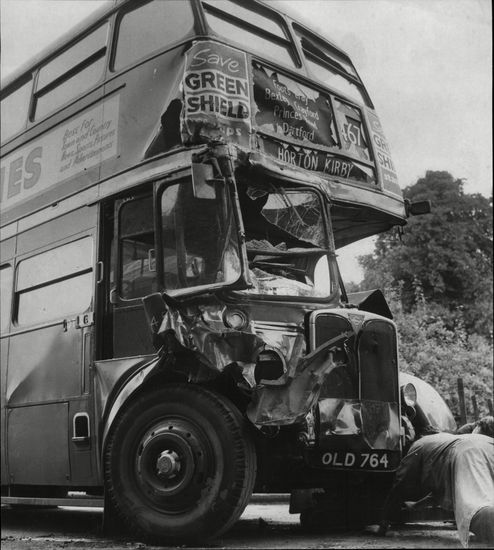 Wrecked Front No 467 London Transport Editorial Stock Photo - Stock ...