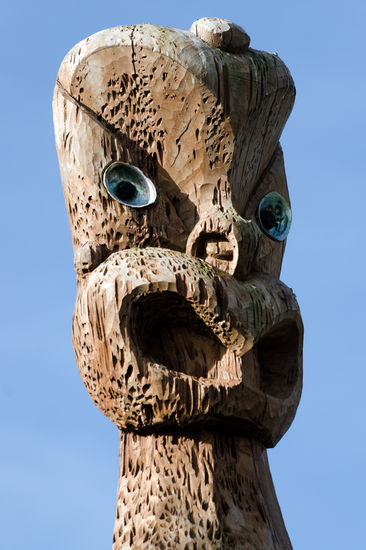 Maori Statue Auckland New Zealand Editorial Stock Photo - Stock Image ...