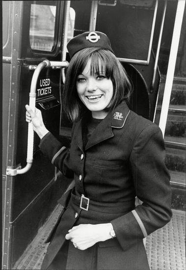 London Bus Conductors 19yo Clippie Conductress Editorial Stock Photo ...