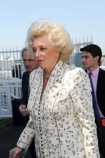 Kirsten Rausing Investec Ladies Day Epsom Editorial Stock Photo - Stock ...