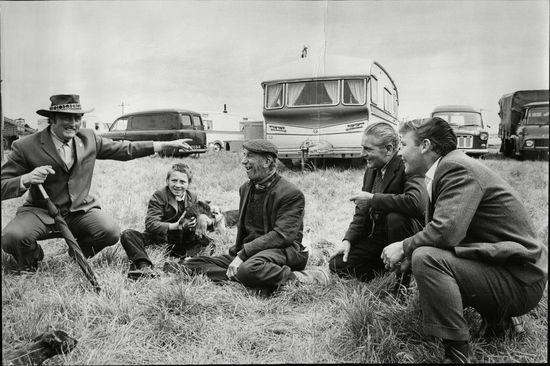 Gypsies Their Caravans Gypsy Leader Fred Editorial Stock Photo - Stock ...