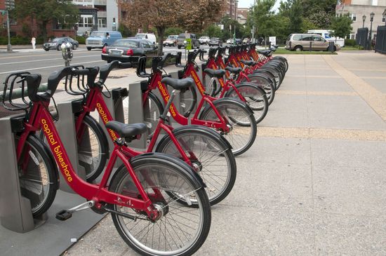 Washington Dc Capital Bikeshare Editorial Stock Photo - Stock Image ...
