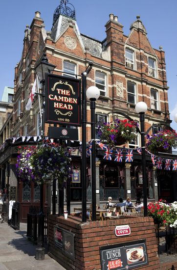 Camden Head Public House Islington London Editorial Stock Photo - Stock ...