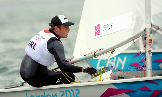 Irish Laser Sailor James Espey Chasing Editorial Stock Photo - Stock ...