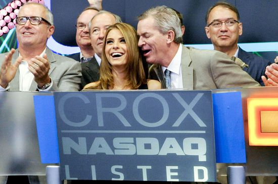Maria Menounos Crocs Founder George Boedecker Editorial Stock Photo ...