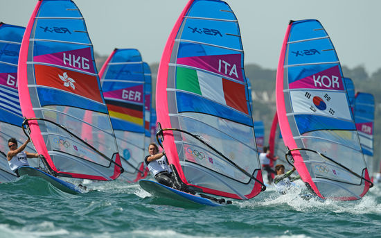 Mens Rsx Olympic Windsurfing Racing Editorial Stock Photo - Stock Image ...